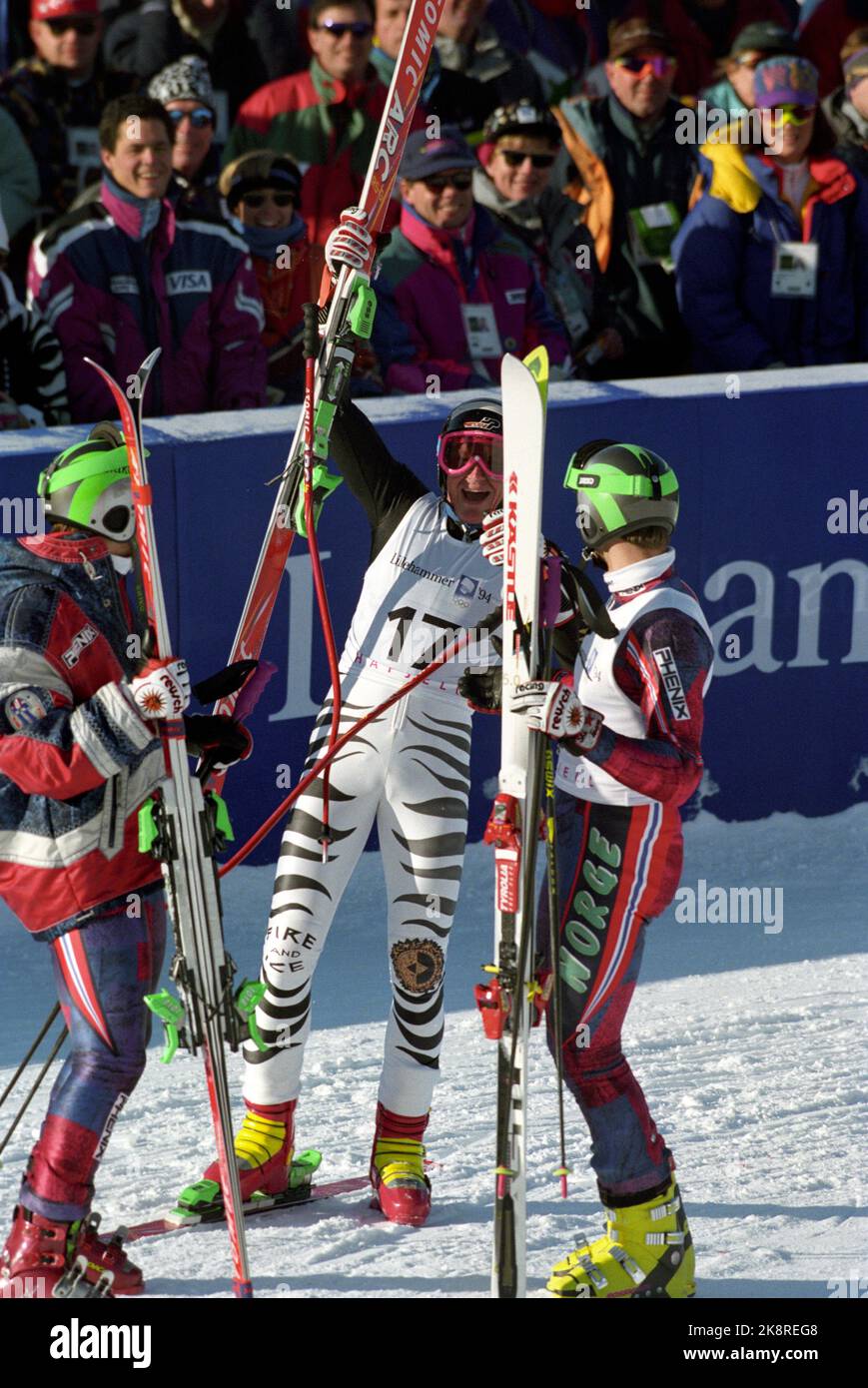 Pal hansen ntb bonheur alpin jeux olympiques slalom Banque de ...