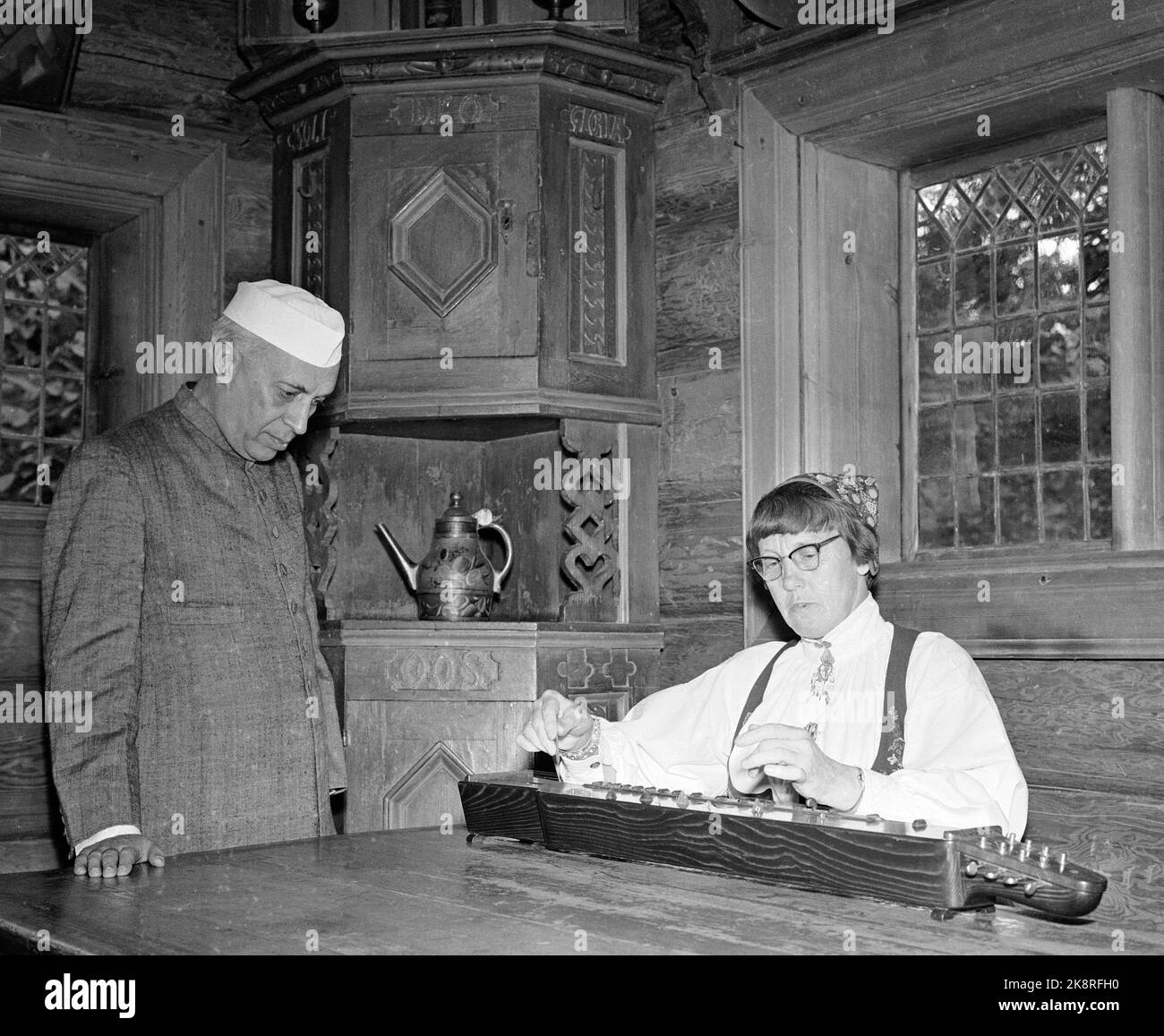 29 juin 1957 d'Oslo. Le Premier ministre Jawaharlal Nehru, originaire ...