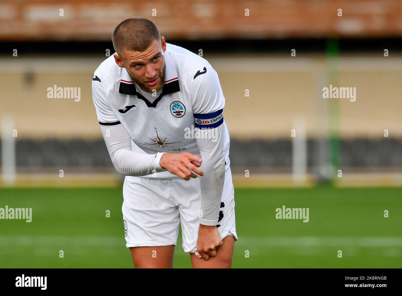 Swansea, pays de Galles. 24 octobre 2022. Brandon Cooper de Swansea ...