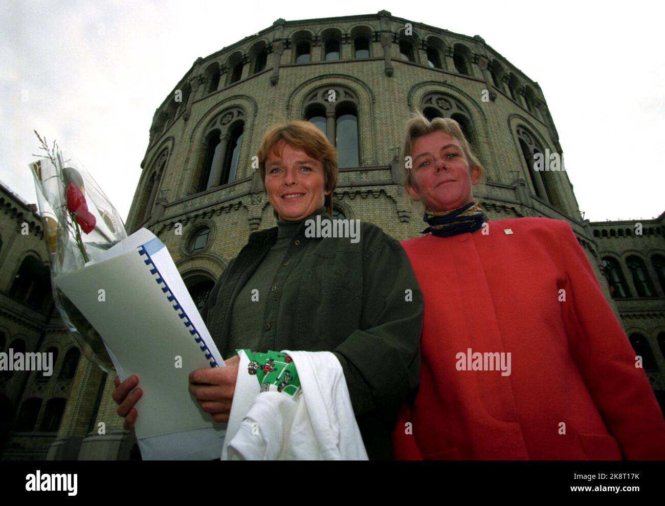 Oslo 19940920 anne enger lahnstein t photo Banque de photographies et d ...
