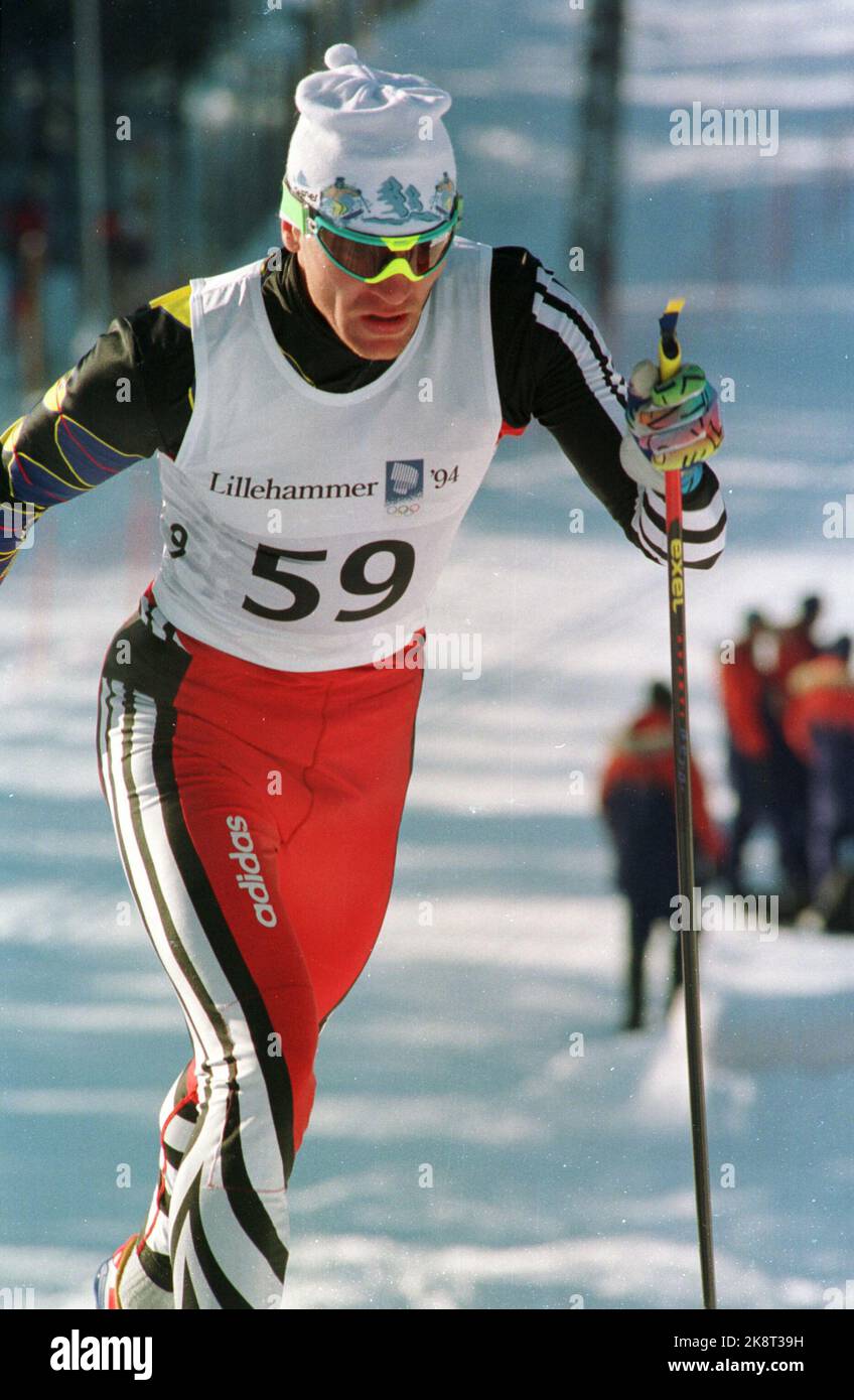 Stade de ski birkebeineren vladimir smirnov en action sous le 5 mile ...