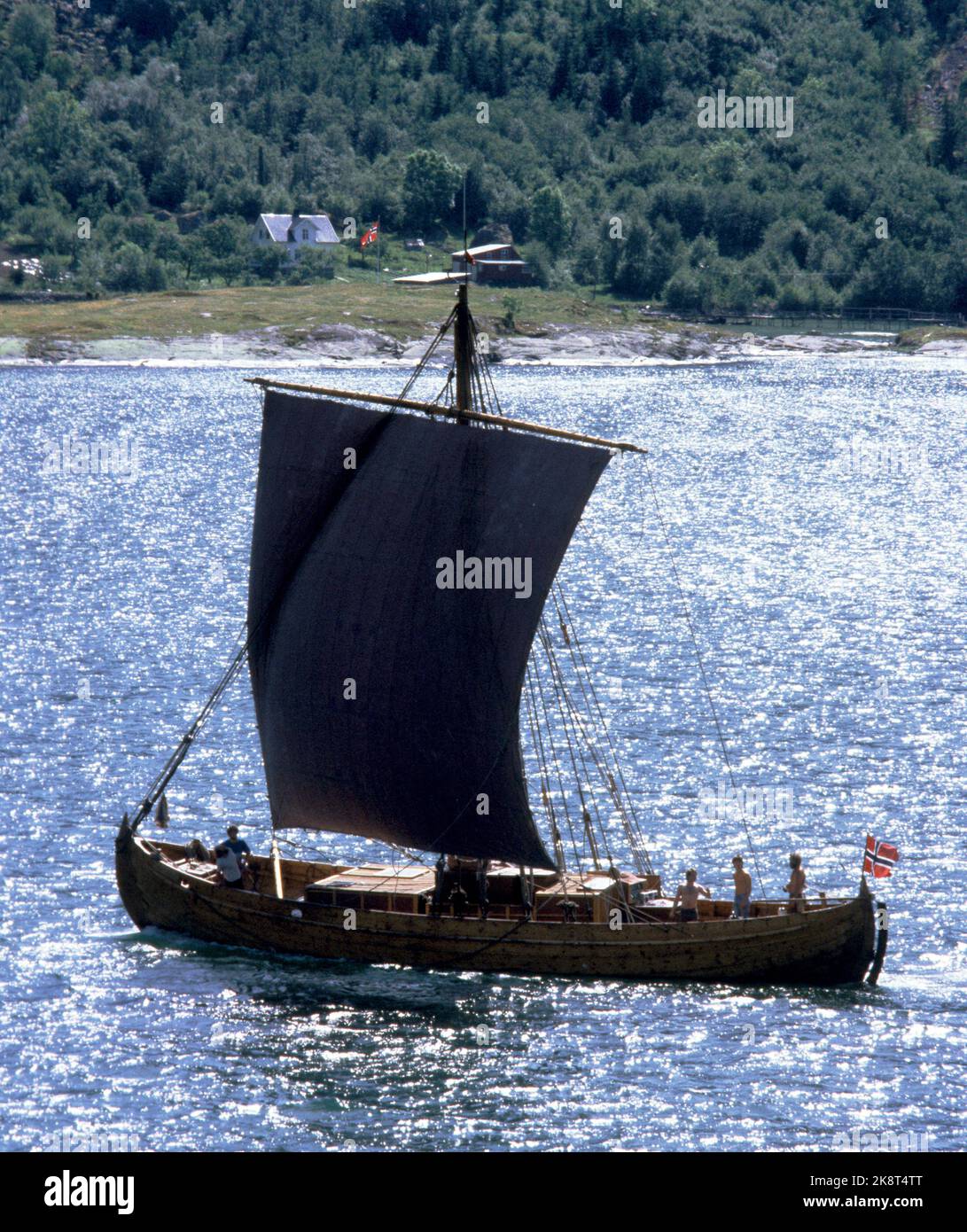 Saga de navire viking siglar Banque de photographies et d’images à ...