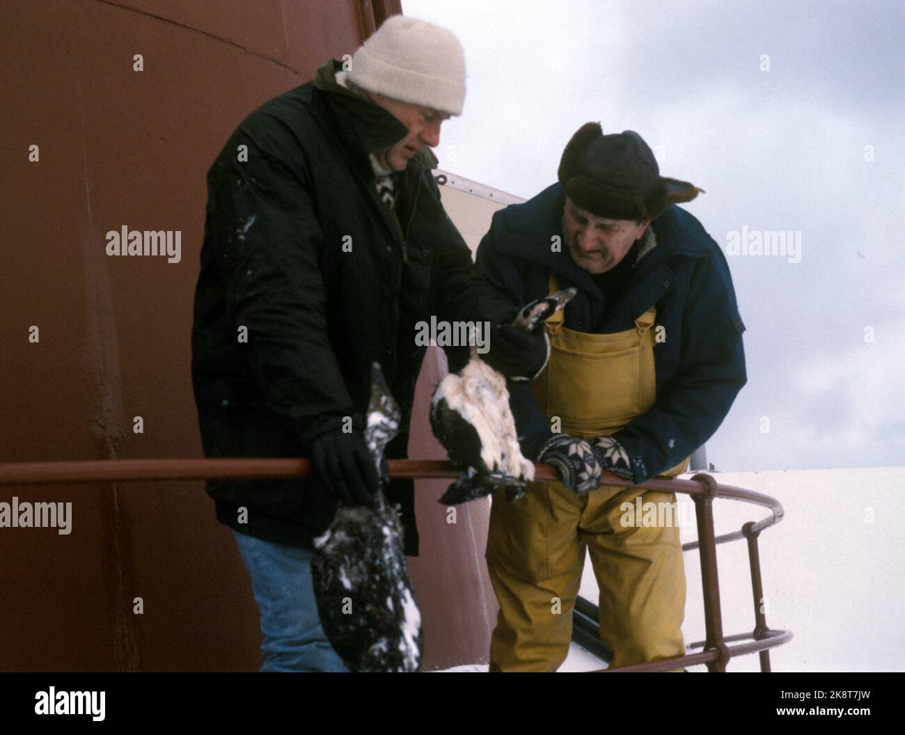 Phare de Skrova, Lofoten 19870224. Enregistrement du film « après ...