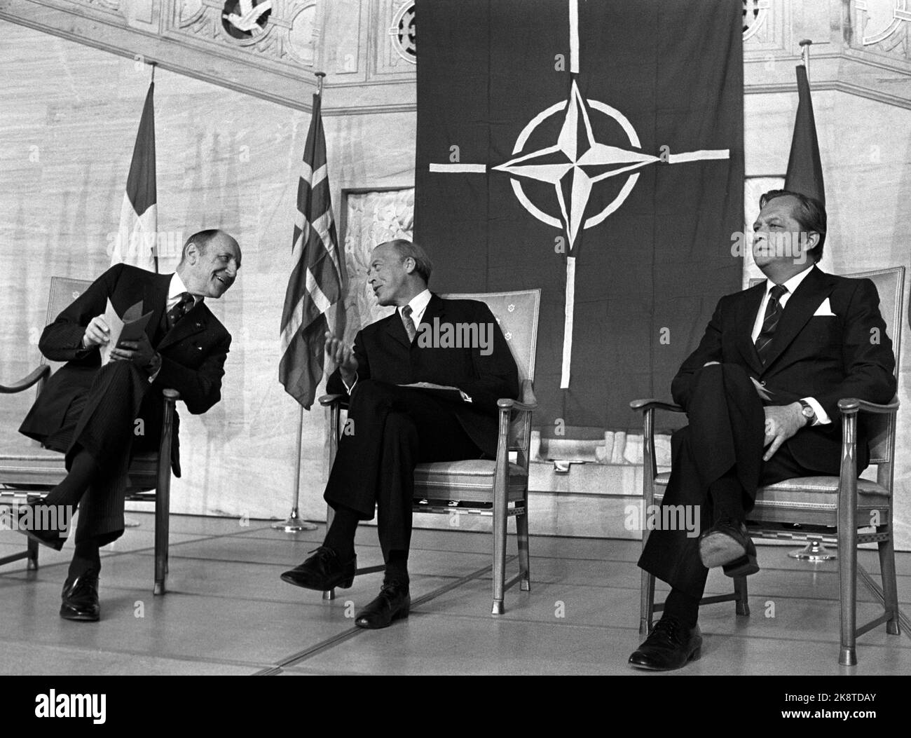 Oslo 19760520. Conseil des ministres de l'OTAN à Oslo. De l'ouverture ...