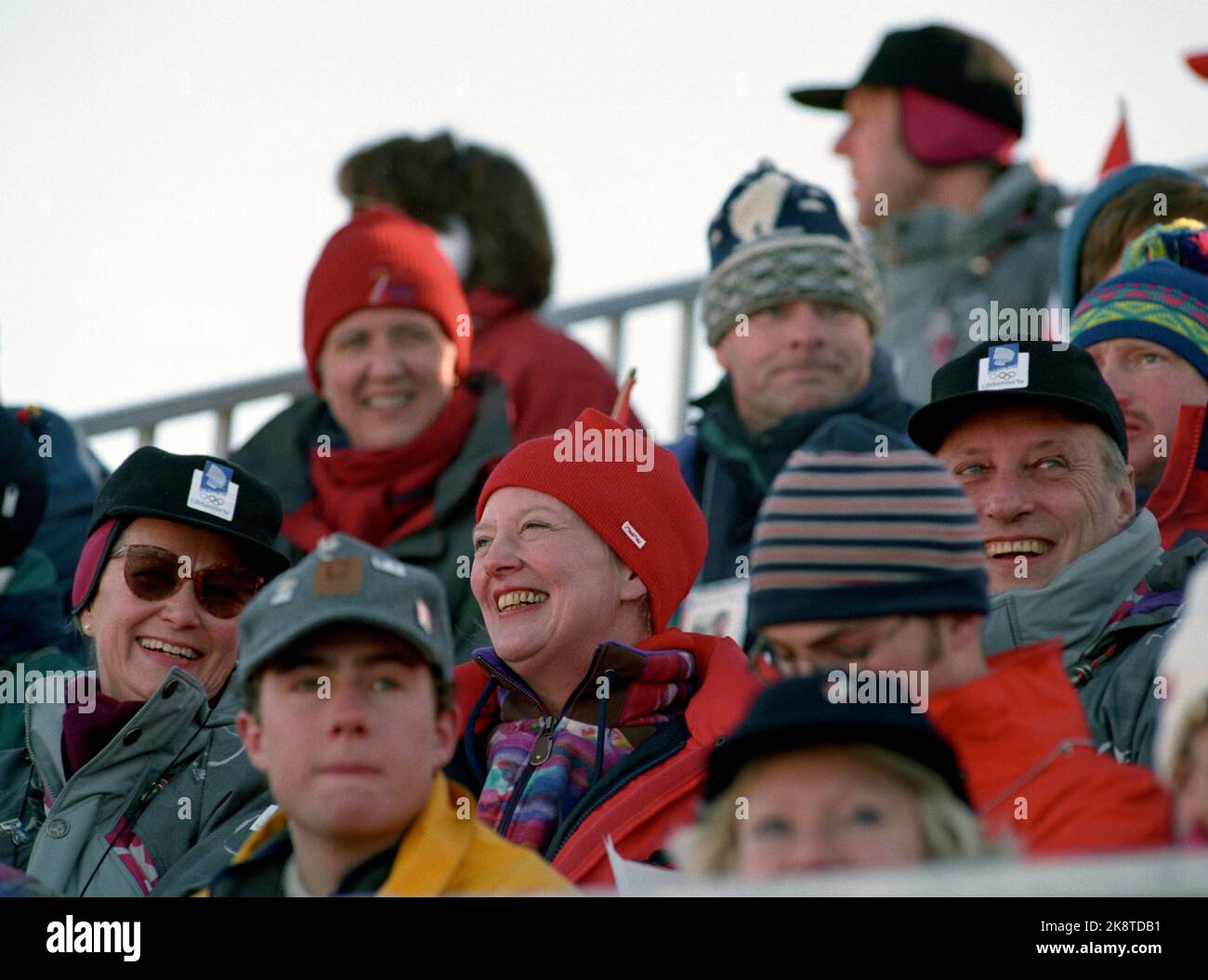 Lillehammer Jeux olympiques d'hiver de 19940221 à Lillehammer. Relais, femmes 4 x 5 km. Royal au ...