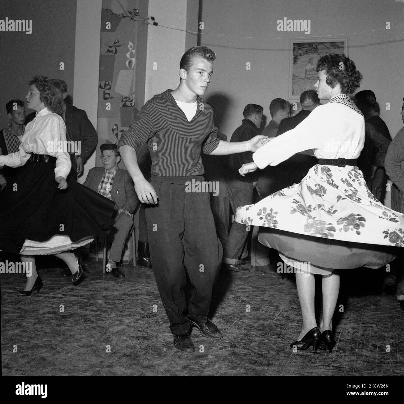 Rockn roll Banque d'images noir et blanc - Alamy