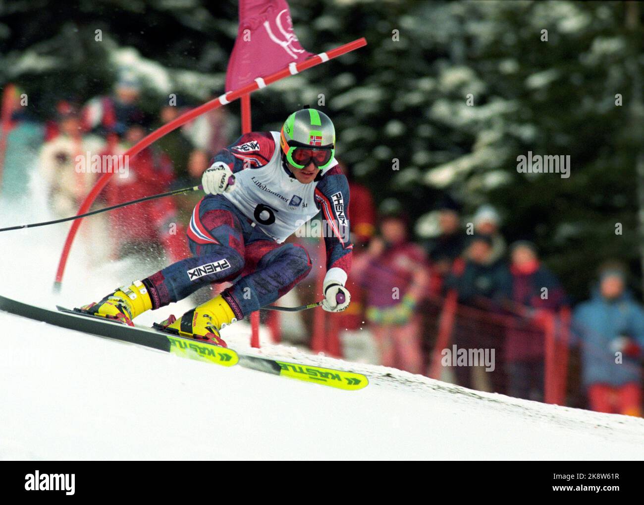 Tor richardsen ntb alpine super g jeux olympiques action seul Banque de ...