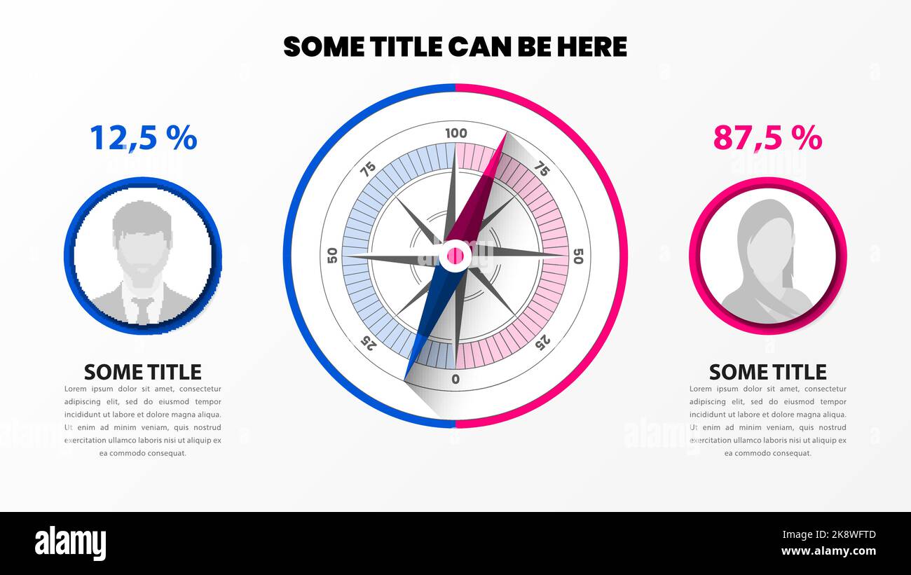 Modèle de conception graphique. Concept créatif en 2 étapes. Peut être utilisé pour la mise en ...