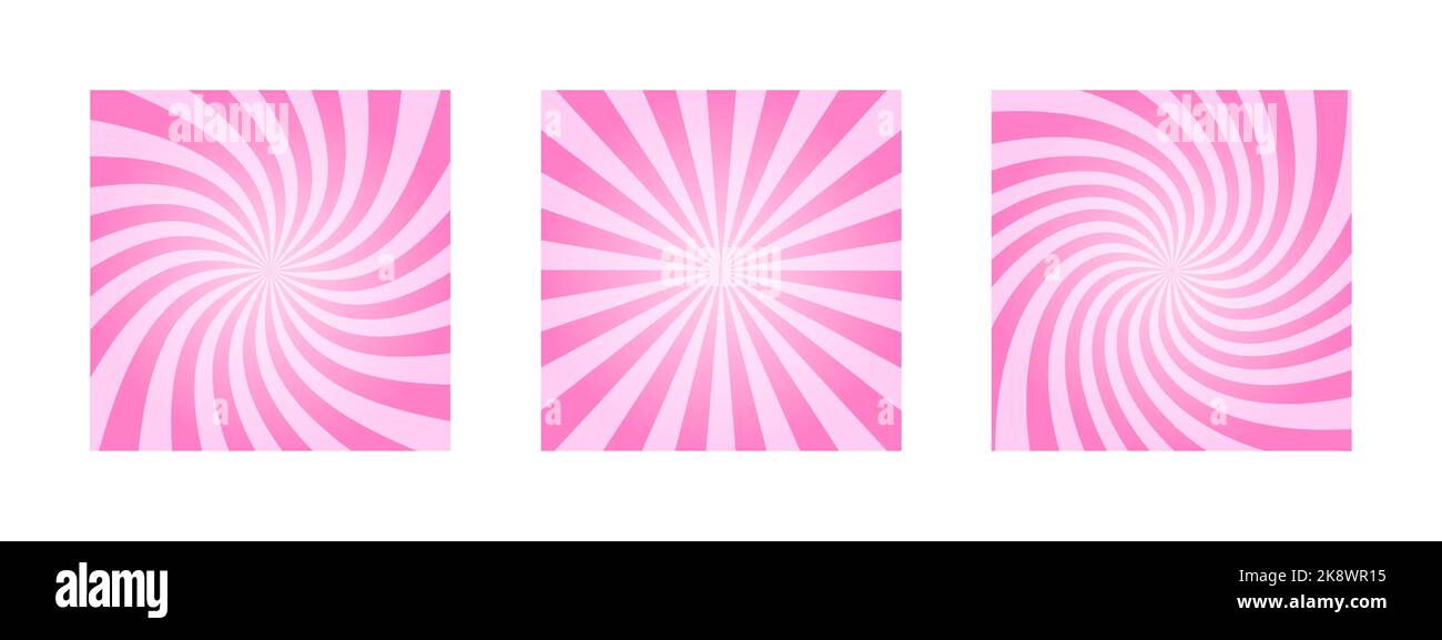 Cirque rose, carnaval ou festival. Coucher de soleil rosé, stipes ...