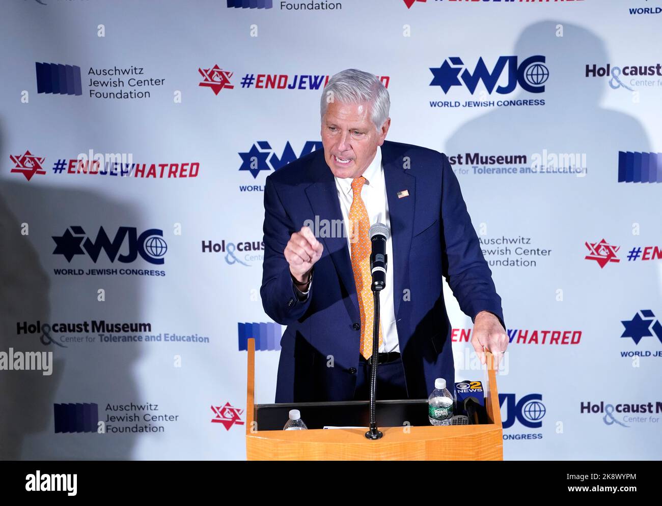 Bruce Blakeman a fait des discours lors de l'événement #EndJewHatred ...