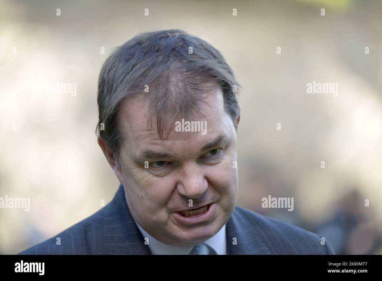 Guy Opperman député (con: Hexham) à Westminster, le jour où Rishi Sunak ...
