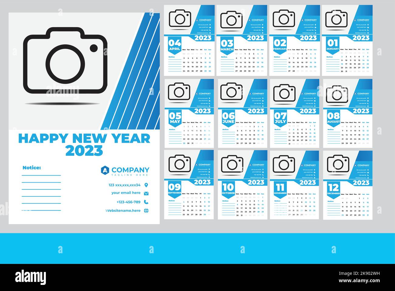 Calendrier mural 2023 Banque de photographies et d’images à haute résolution - Alamy