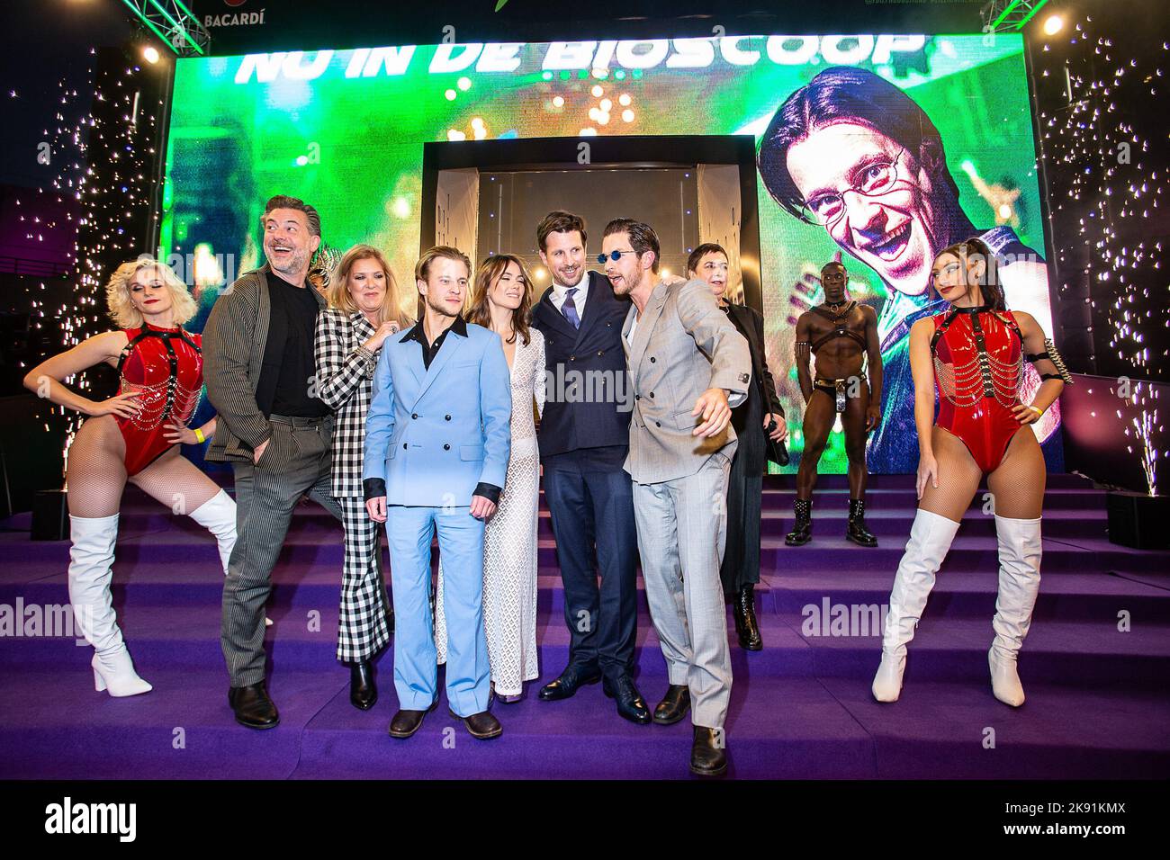 Anvers, Belgique, 25 octobre 2022. Acteur Geert Van Rampelberg, actrice ...