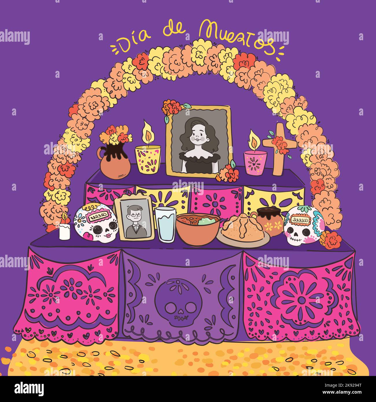 Altar spanish Banque d'images vectorielles - Alamy