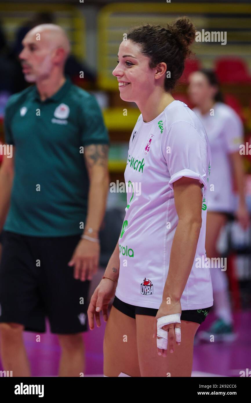 Alice Degradi #2 de UYBA Unet E-work Busto Arsizio pendant le Trofeo ... Alice Degradi #2 de UYBA Unet E-work Busto Arsizio pendant le Trofeo ...
