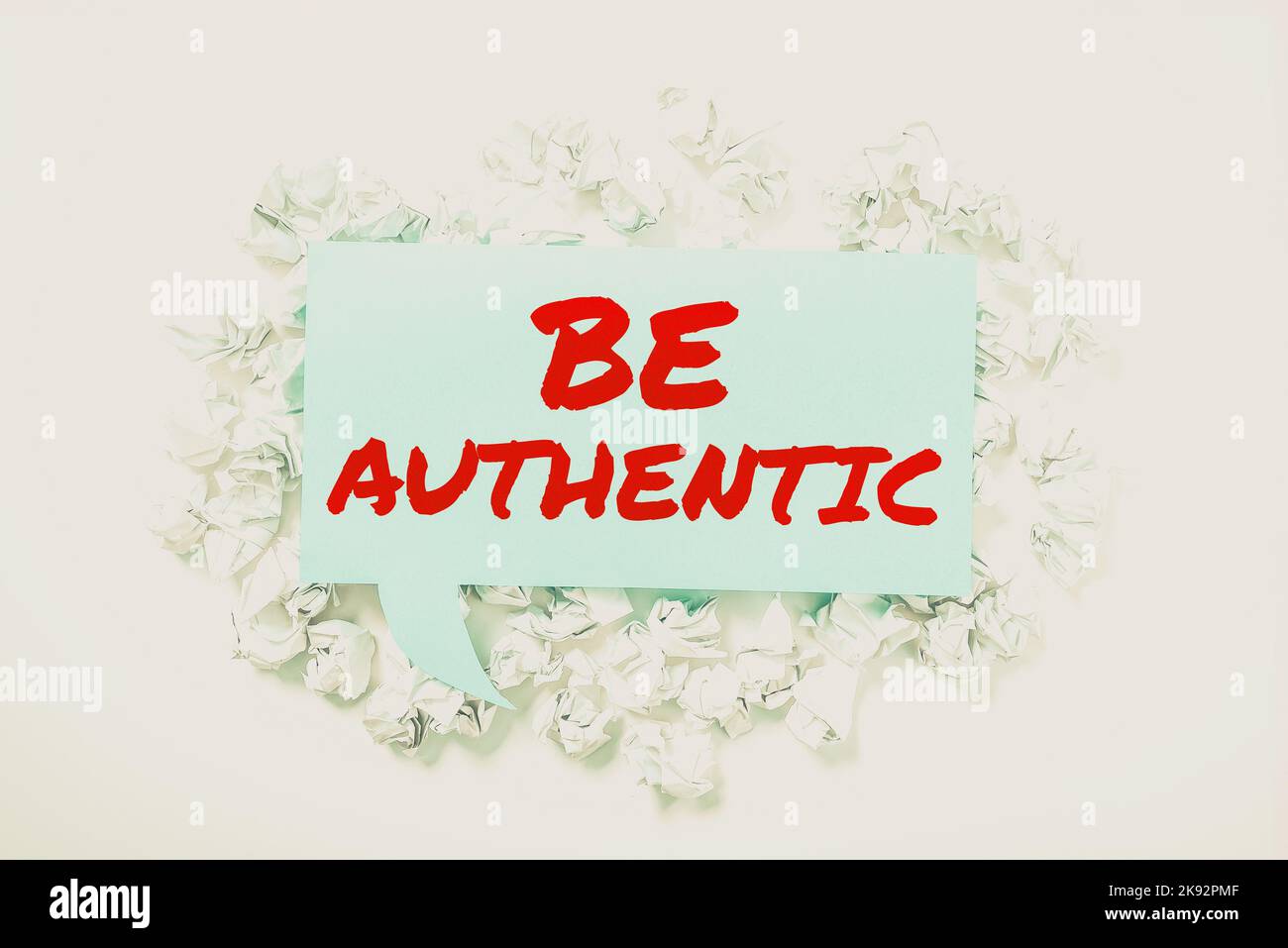 Affiche être authentique. Aperçu de l'entreprise être vrai et ...