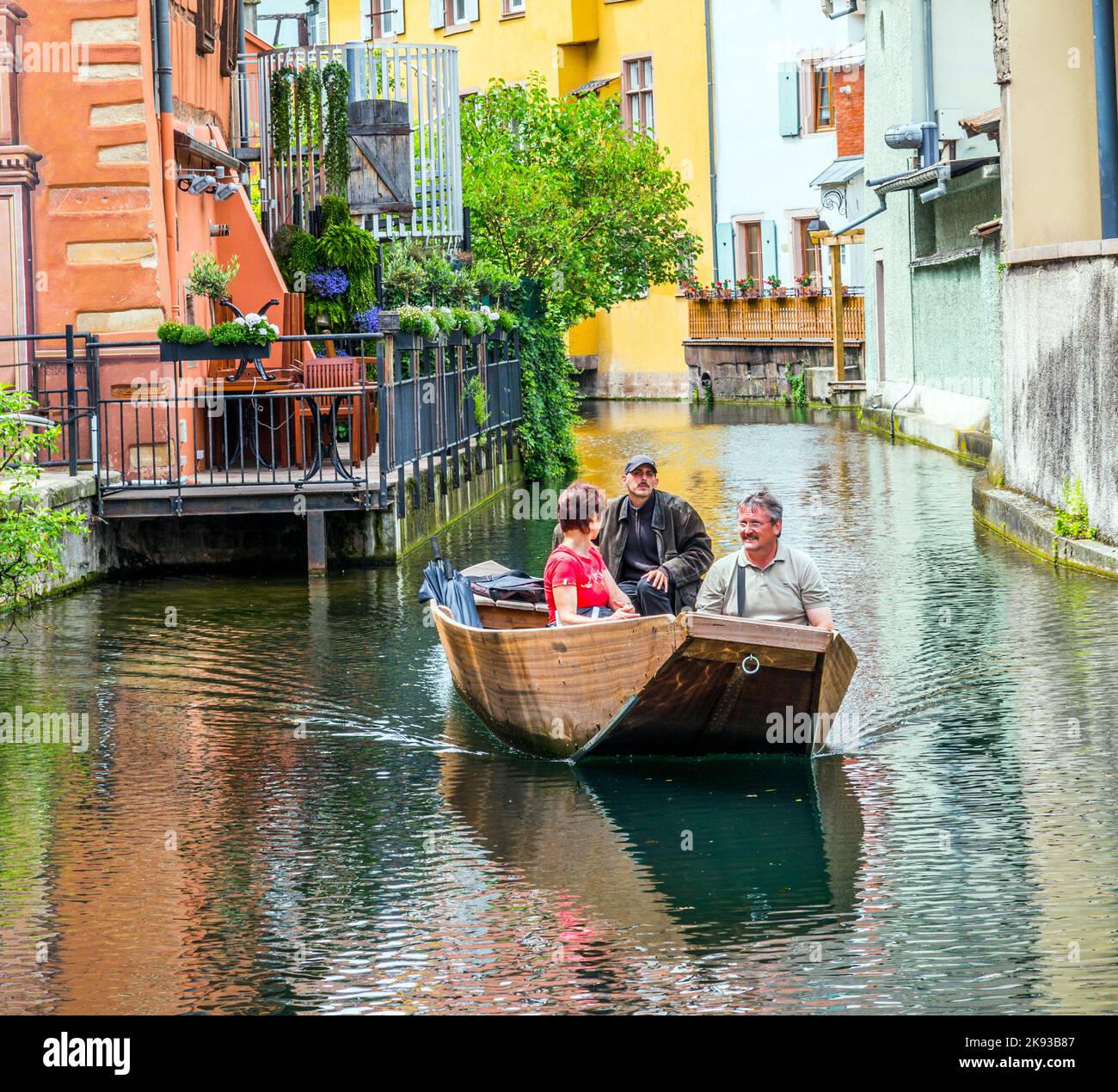 COLMAR, FRANCE - 3 JUILLET 2013 : visite de la ville de Colmar, France ...