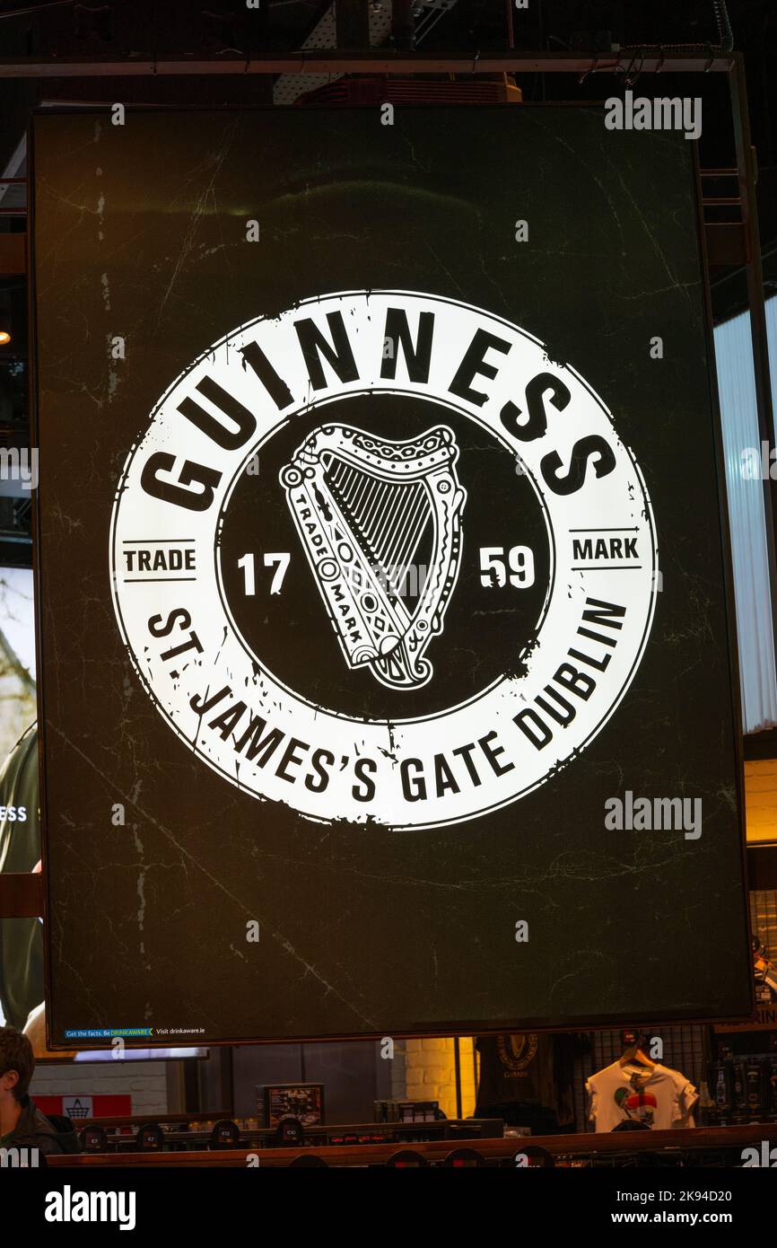 Irlande Eire Dublin St James's Gate Guinness Storehouse bière stout ...