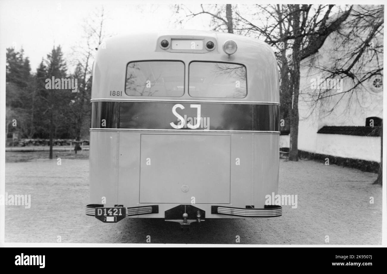Scania vabis bus Banque d'images noir et blanc - Alamy