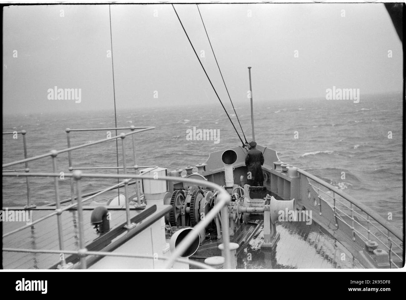 Navires de mer ou de haute mer Banque d'images noir et blanc - Alamy