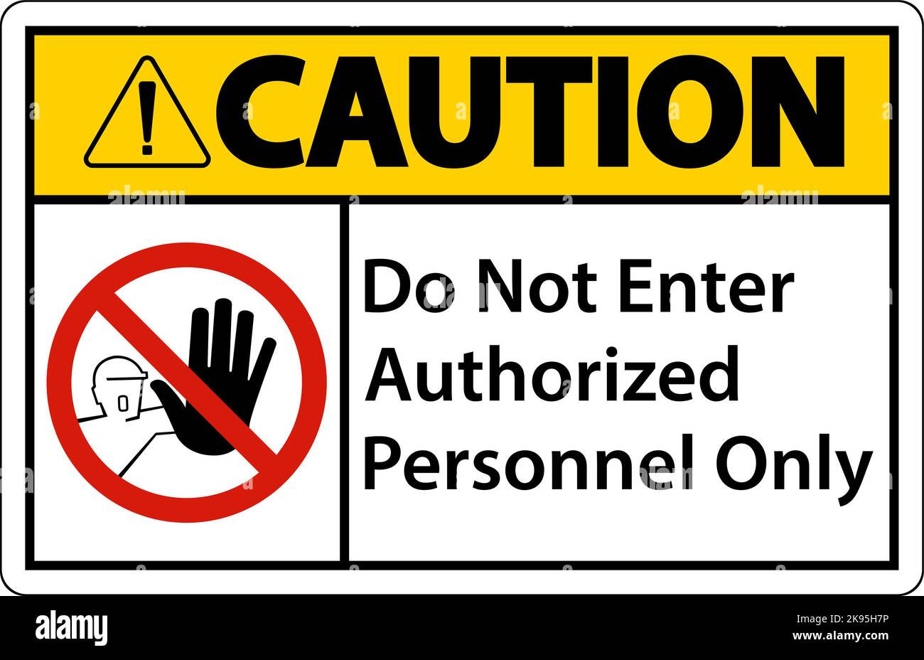 Authorized personnel only Banque de photographies et d’images à haute ...