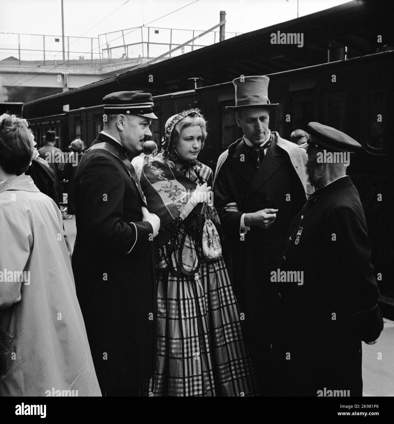Voyage en train historique de Stockholm à Göteborg pour l'inauguration du train 62. Le chemin de ...