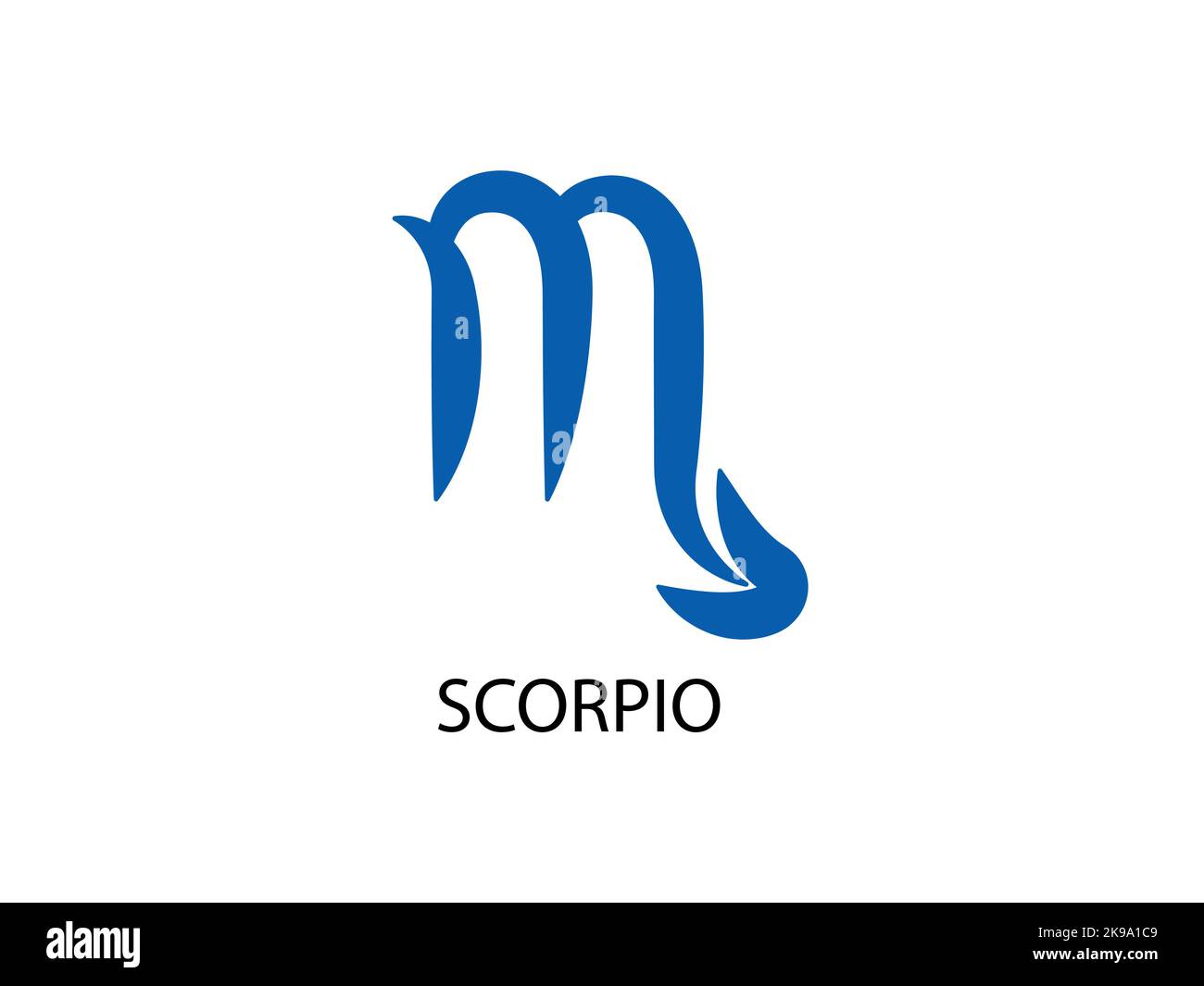 Symbole Scorpion de l'Horoscope. Signe du zodiaque. Illustration ...