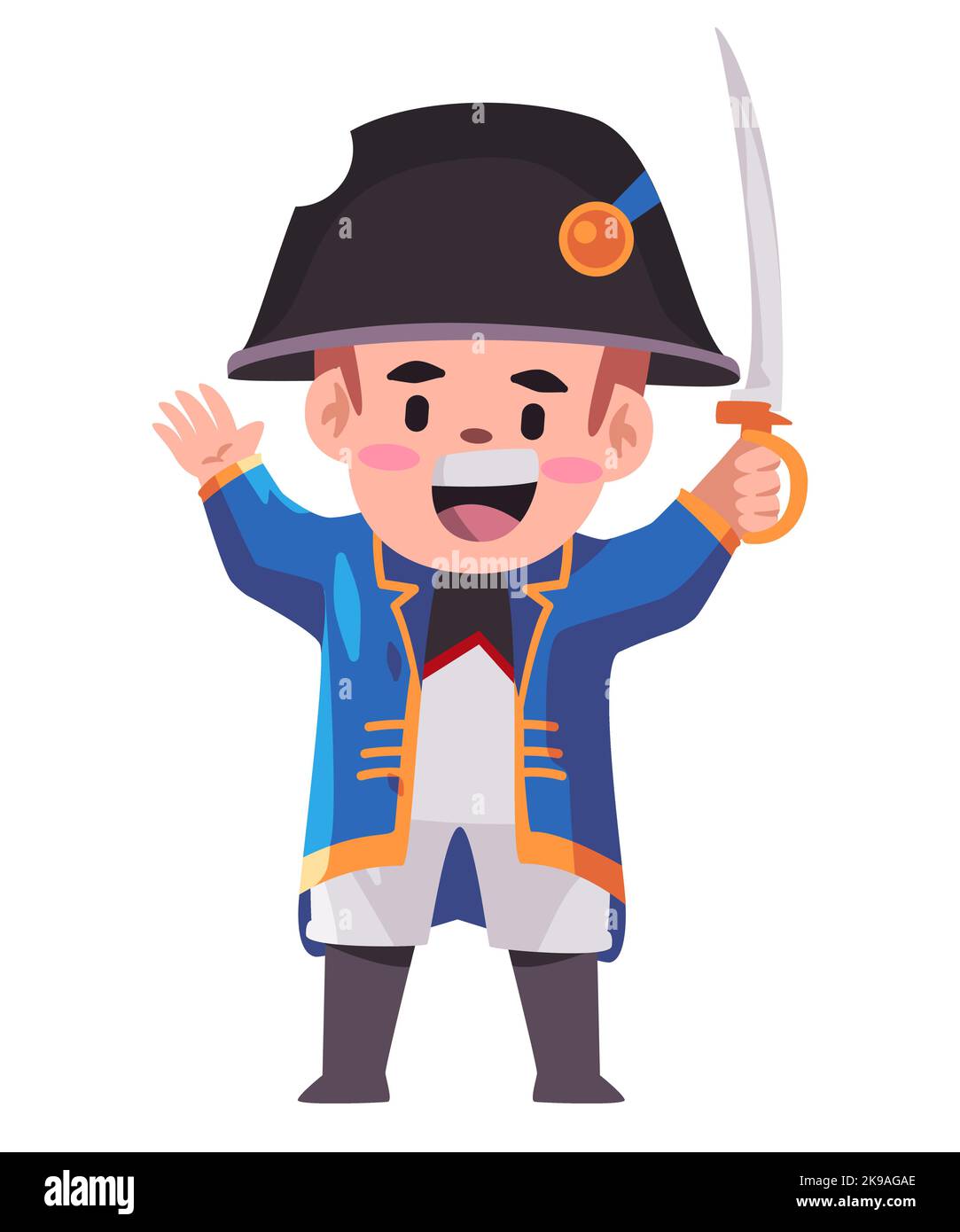 Napoléon debout Banque d'images vectorielles - Alamy