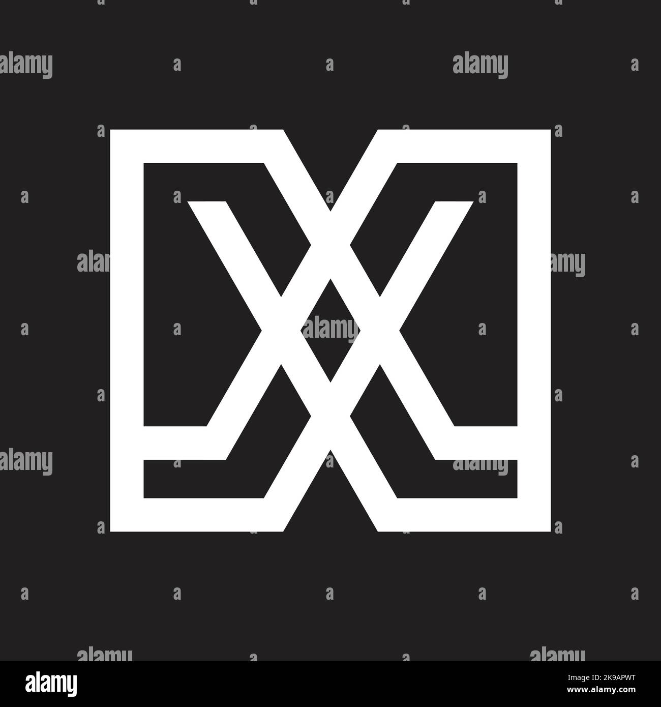 Xa lettre logo Banque de photographies et d’images à haute résolution ...