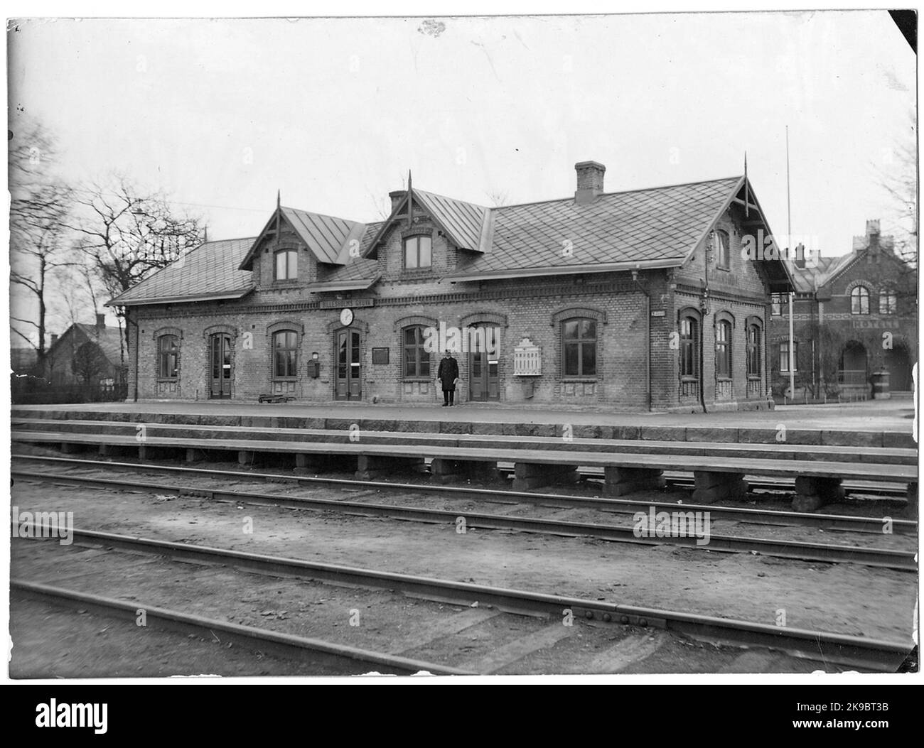 Le nom était 1943 la mine de Billesholm. La gare construite en 1875 par ...