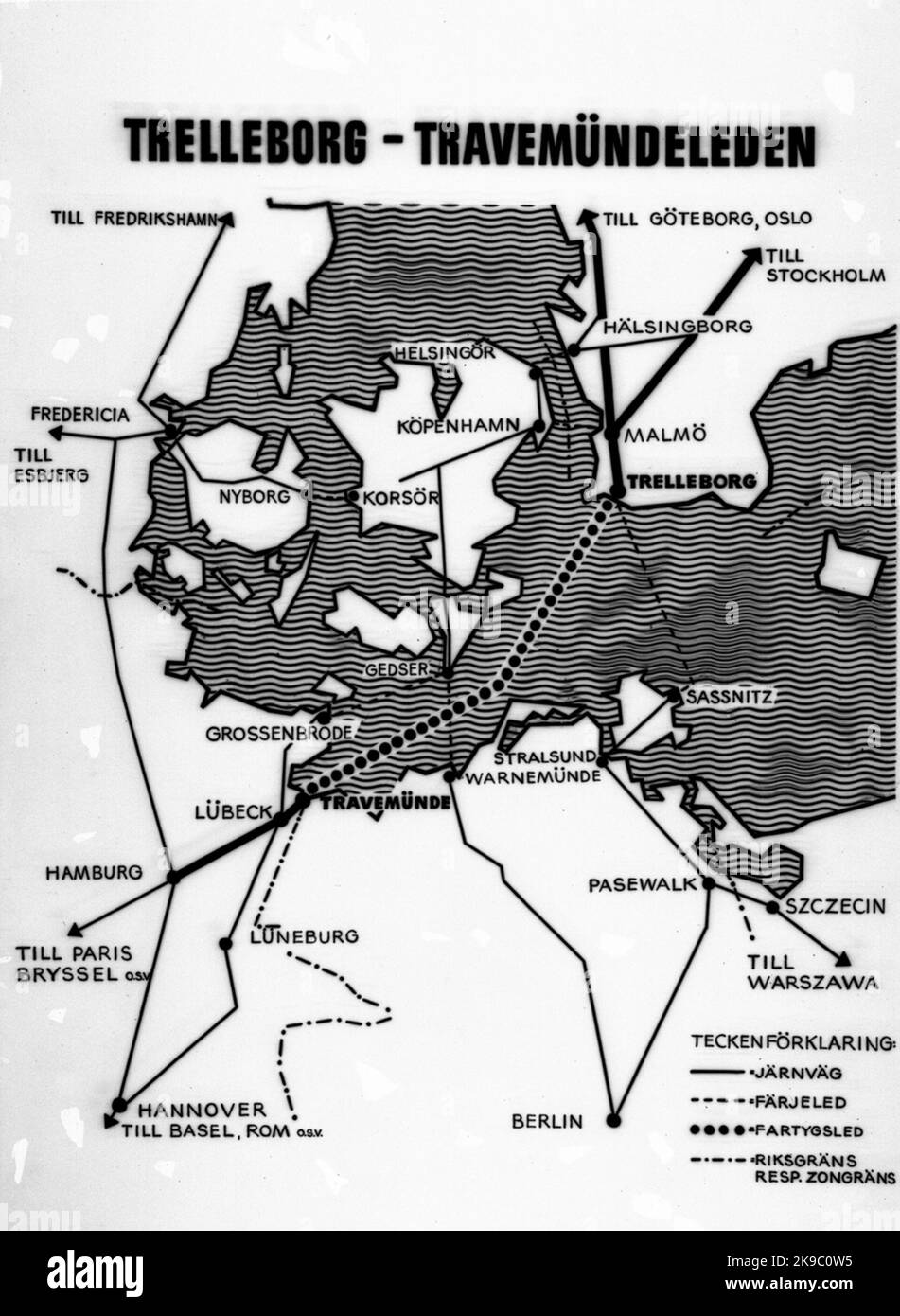 Carte de trelleborg Banque de photographies et d’images à haute ...