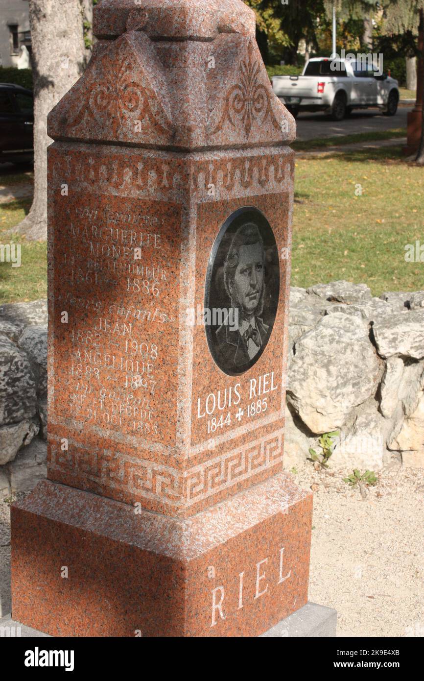 Tombeau de louis riel Banque de photographies et d’images à haute ...