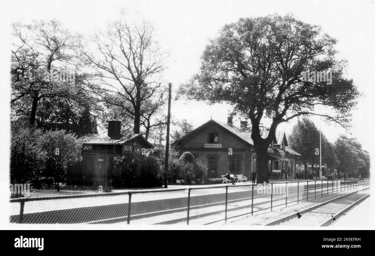 Le nom était 1943 la mine de Billesholm, puis Billesholm.station ...