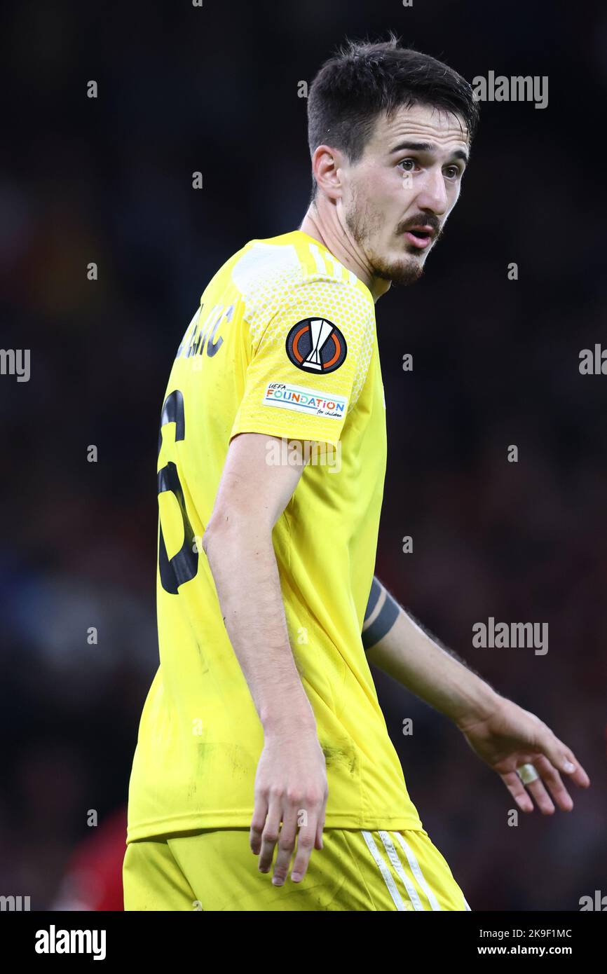 Manchester, Angleterre, 27th octobre 2022. Stjepan Radeljić du FC ...