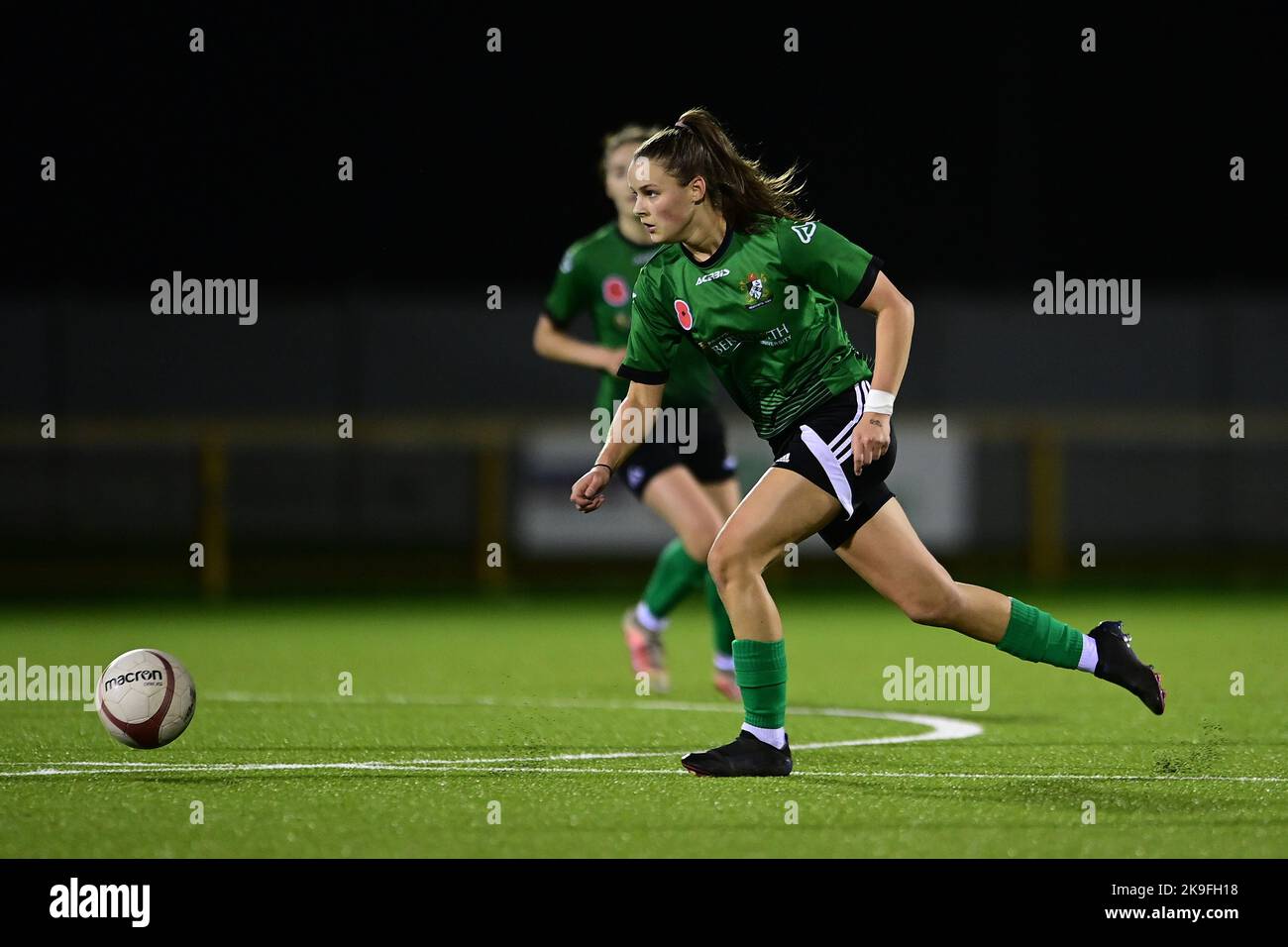 Barry, pays de Galles. 27th octobre 2022. Libby Isaac of Aberystwyth ...