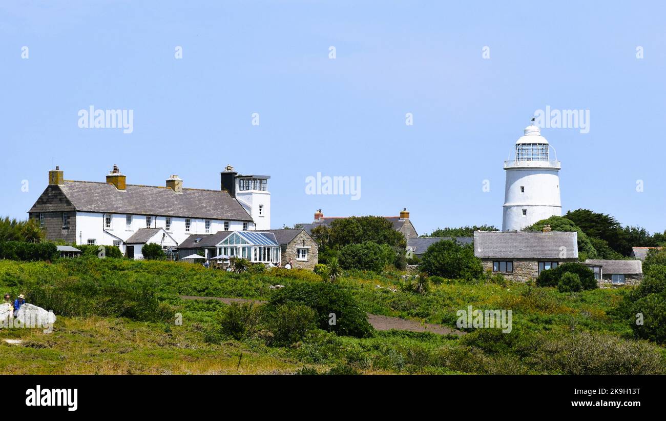 St agnes lighthouse Banque de photographies et d’images à haute ...