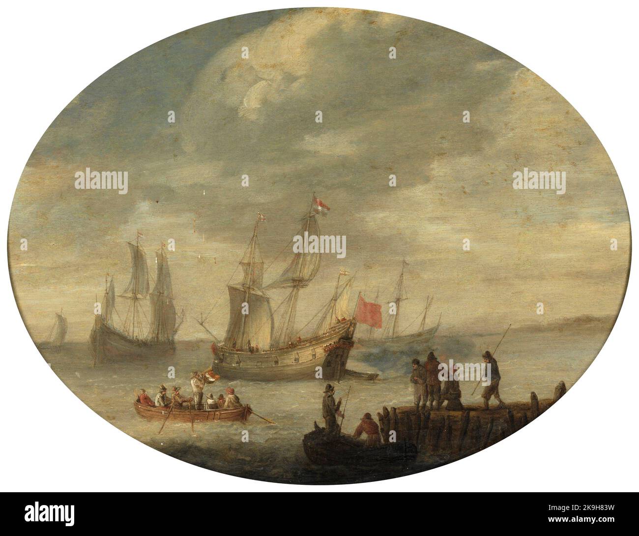 Peinture marine hollandaise Banque d'images détourées - Alamy