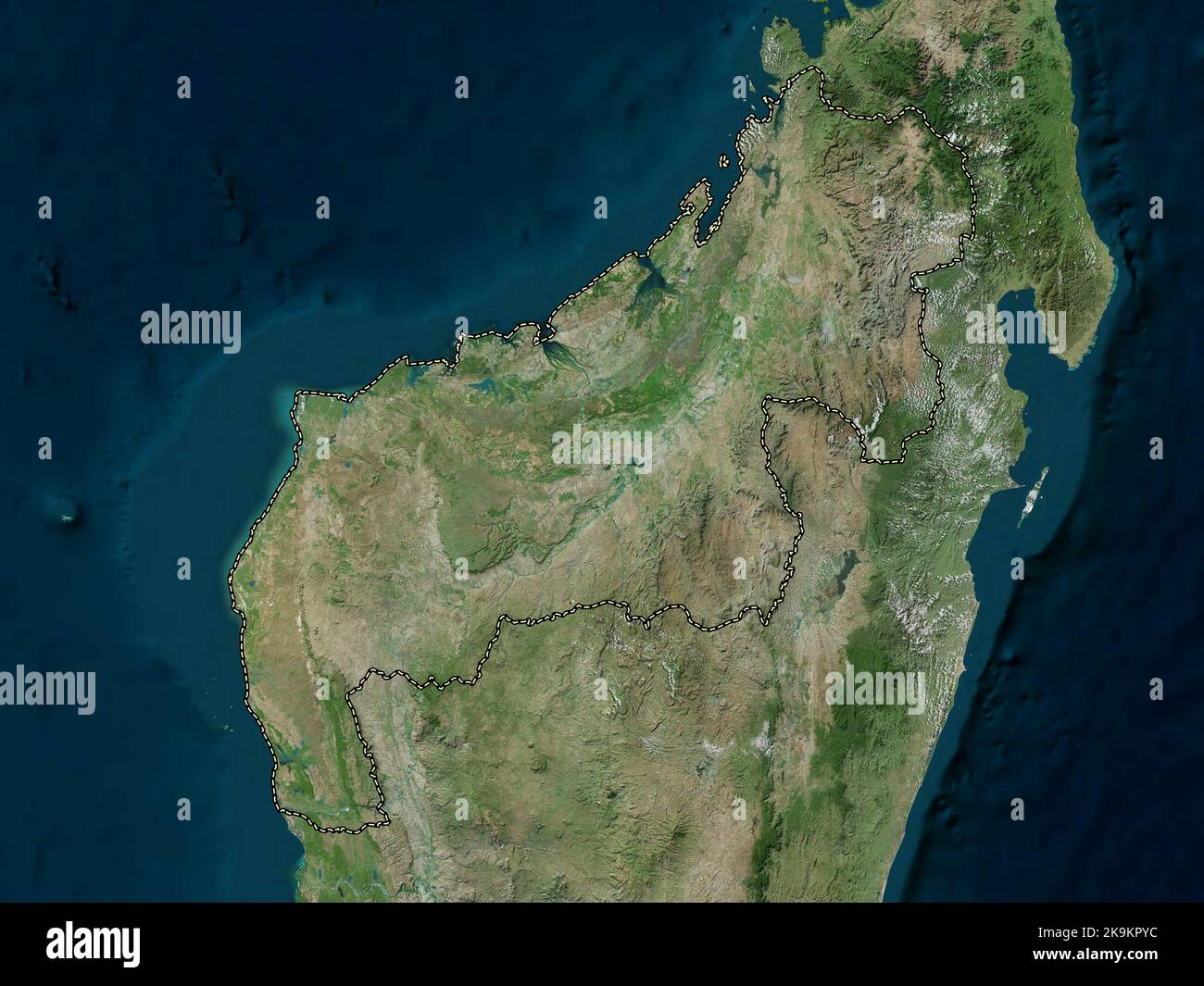 Map satellite geography madagascar Banque de photographies et d’images ...