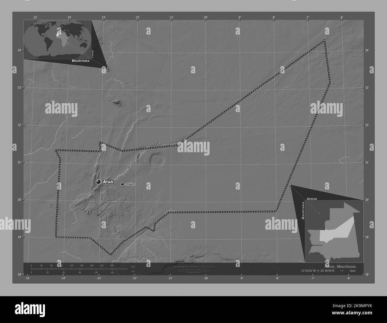 Atar map Banque de photographies et d’images à haute résolution - Alamy