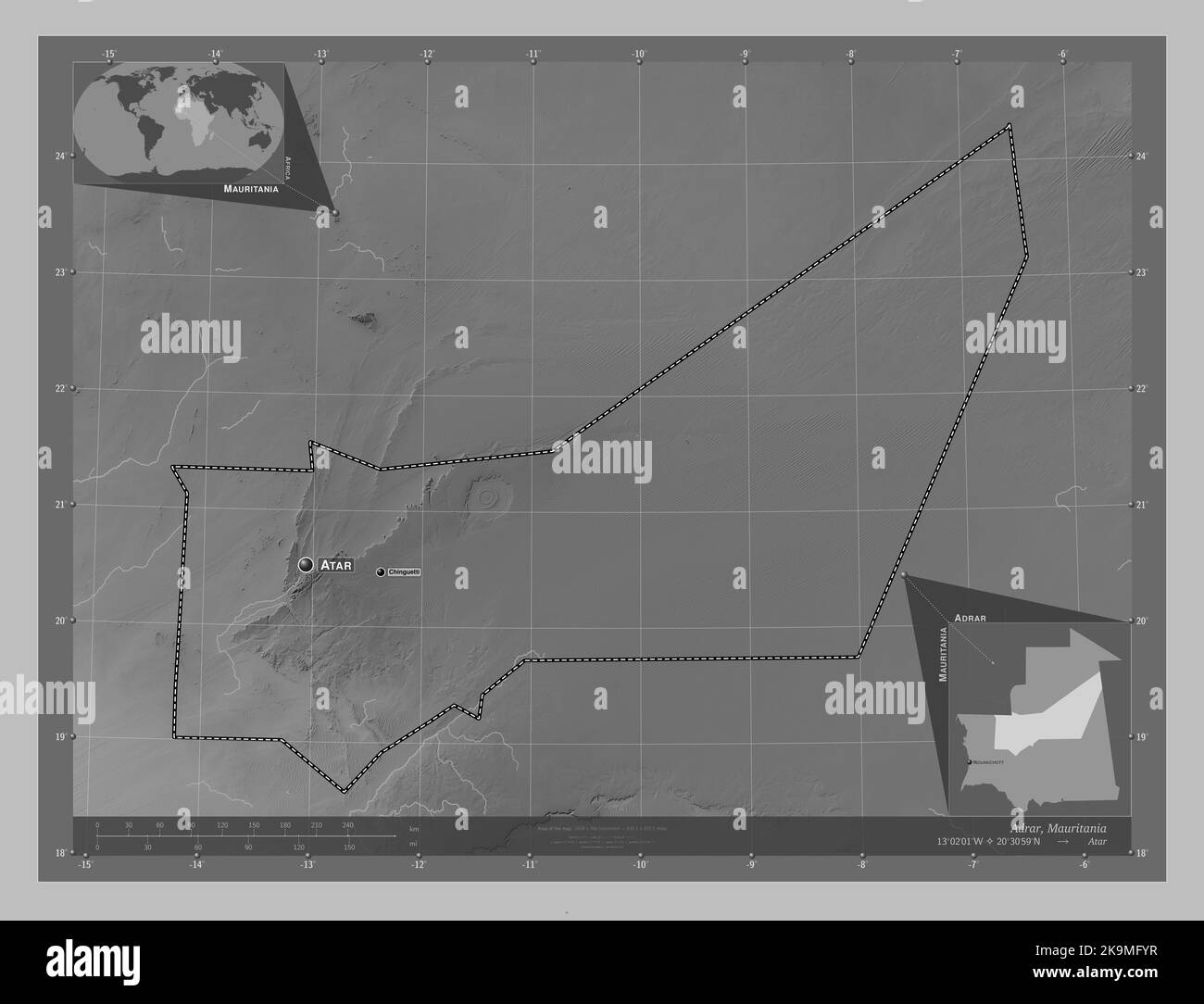 Atar map Banque de photographies et d’images à haute résolution - Alamy
