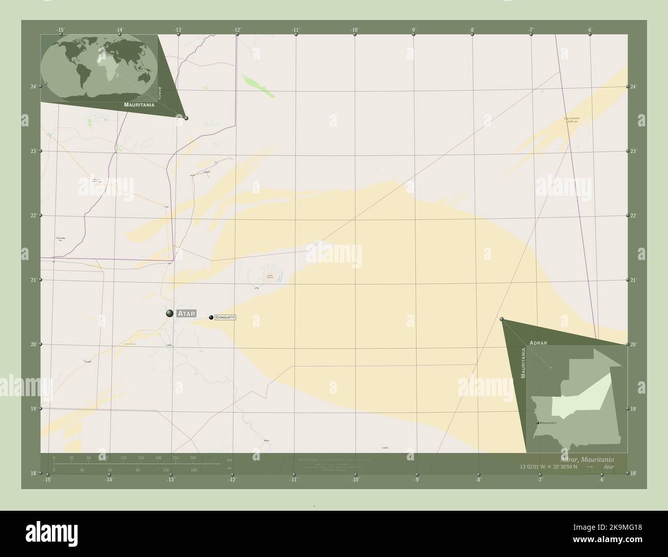Atar map Banque de photographies et d’images à haute résolution - Alamy