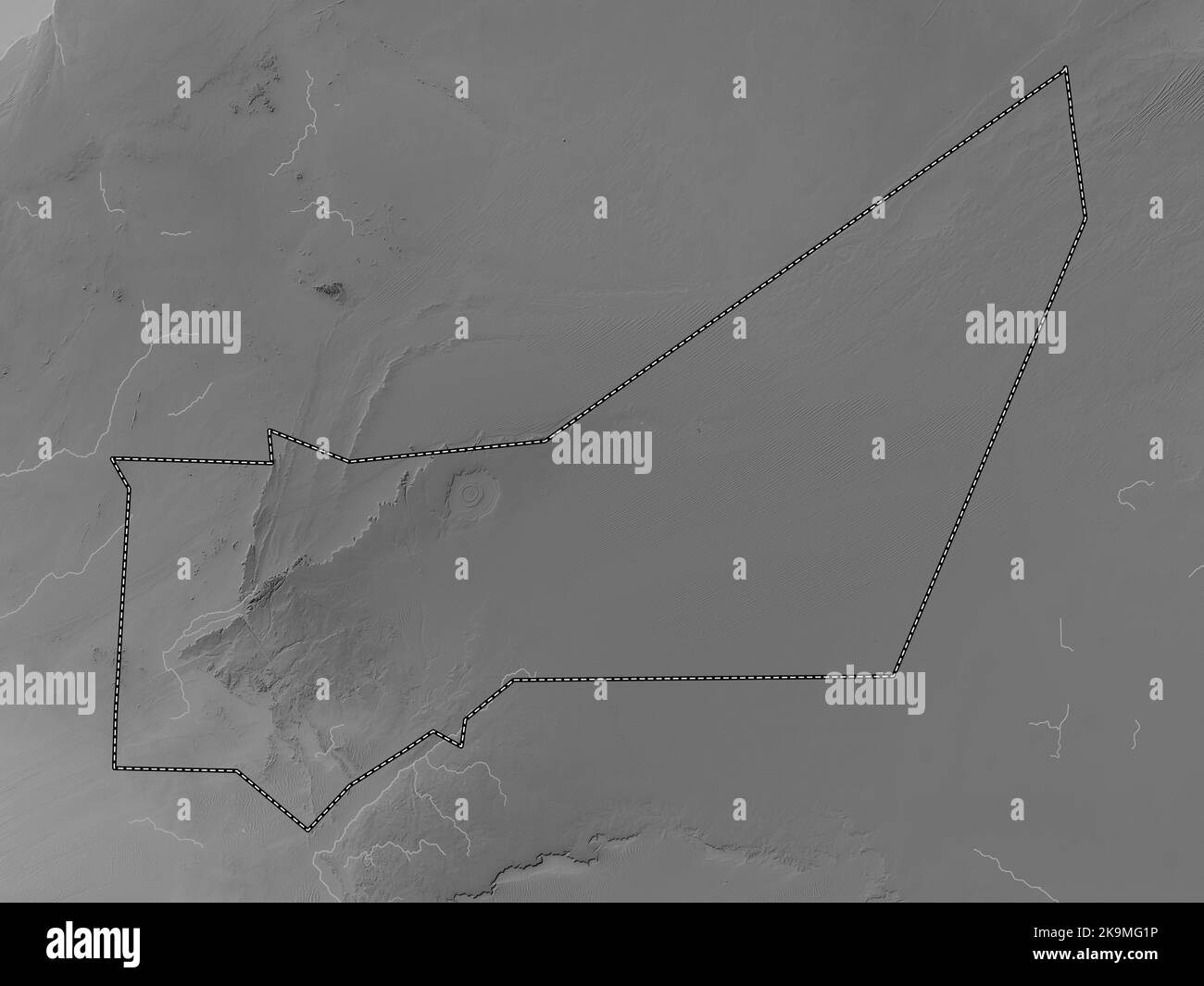Atar map Banque d'images noir et blanc - Alamy