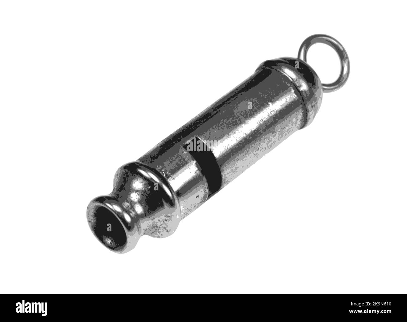 Brass whistle Banque d'images vectorielles - Alamy