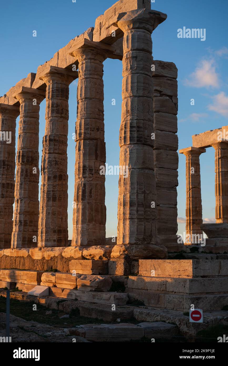 Temple of poseidon Banque de photographies et d’images à haute ...