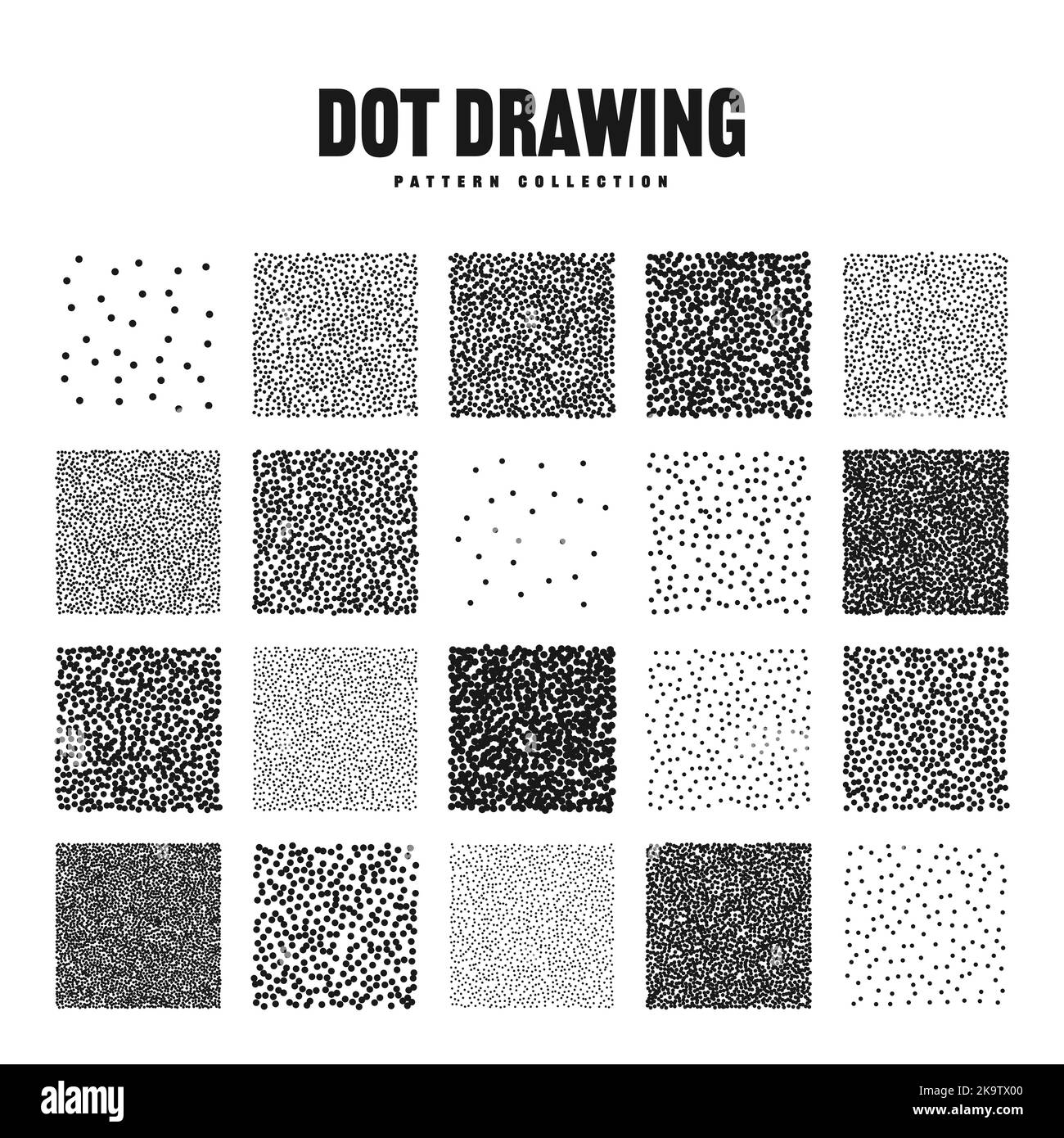 Pointillisme dessin a imprimer Banque d'images détourées - Alamy