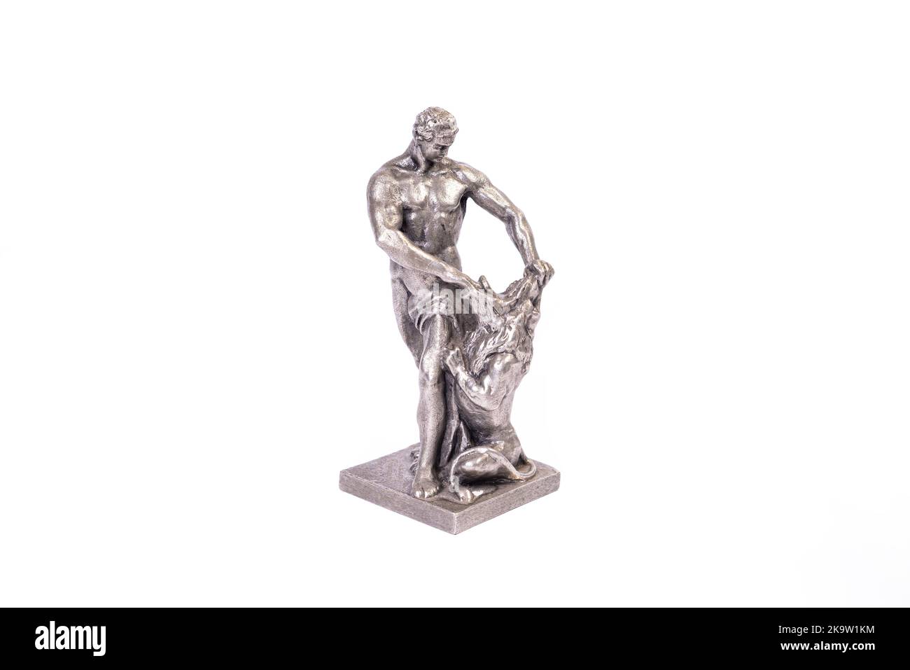 sculpture de lion de samson bronze la statue d'un héros biblique Samson ...