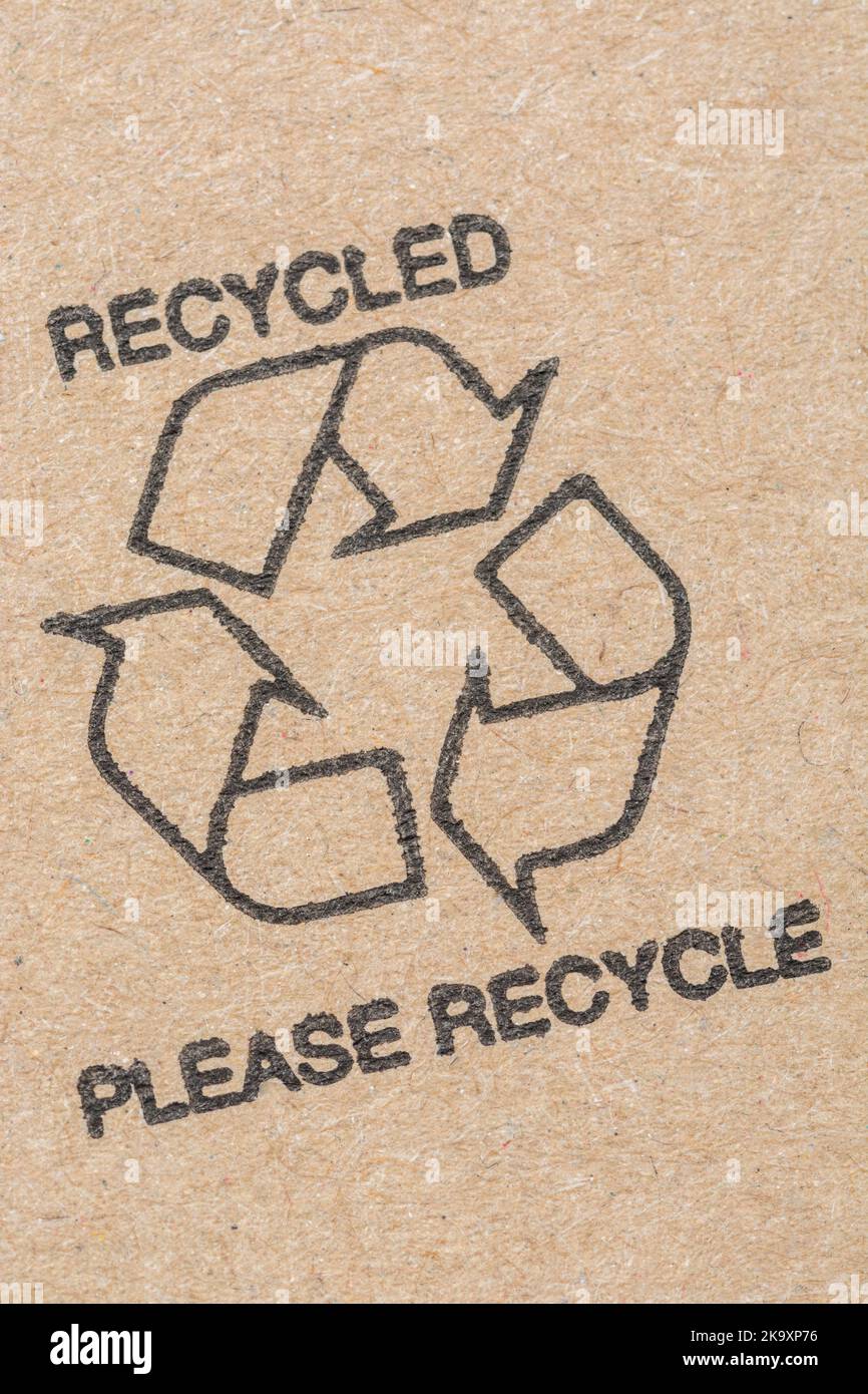 Pictogramme recyclage papier Banque de photographies et d’images à ...