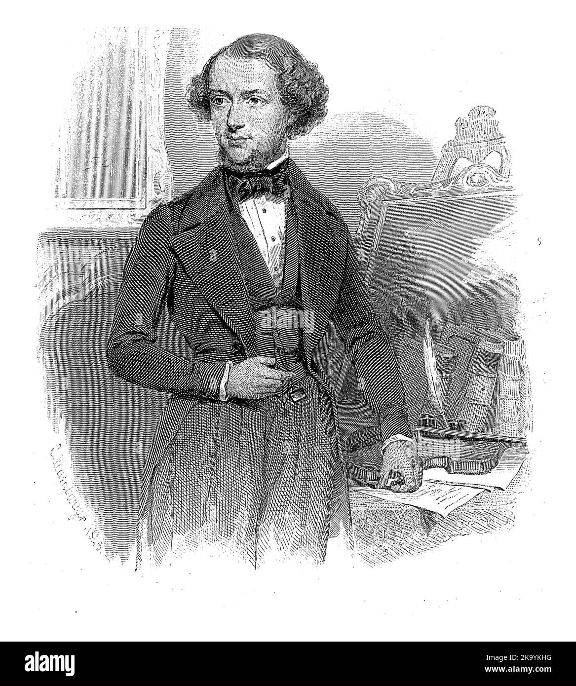 Johan coenraad hamburger Banque d'images noir et blanc - Alamy