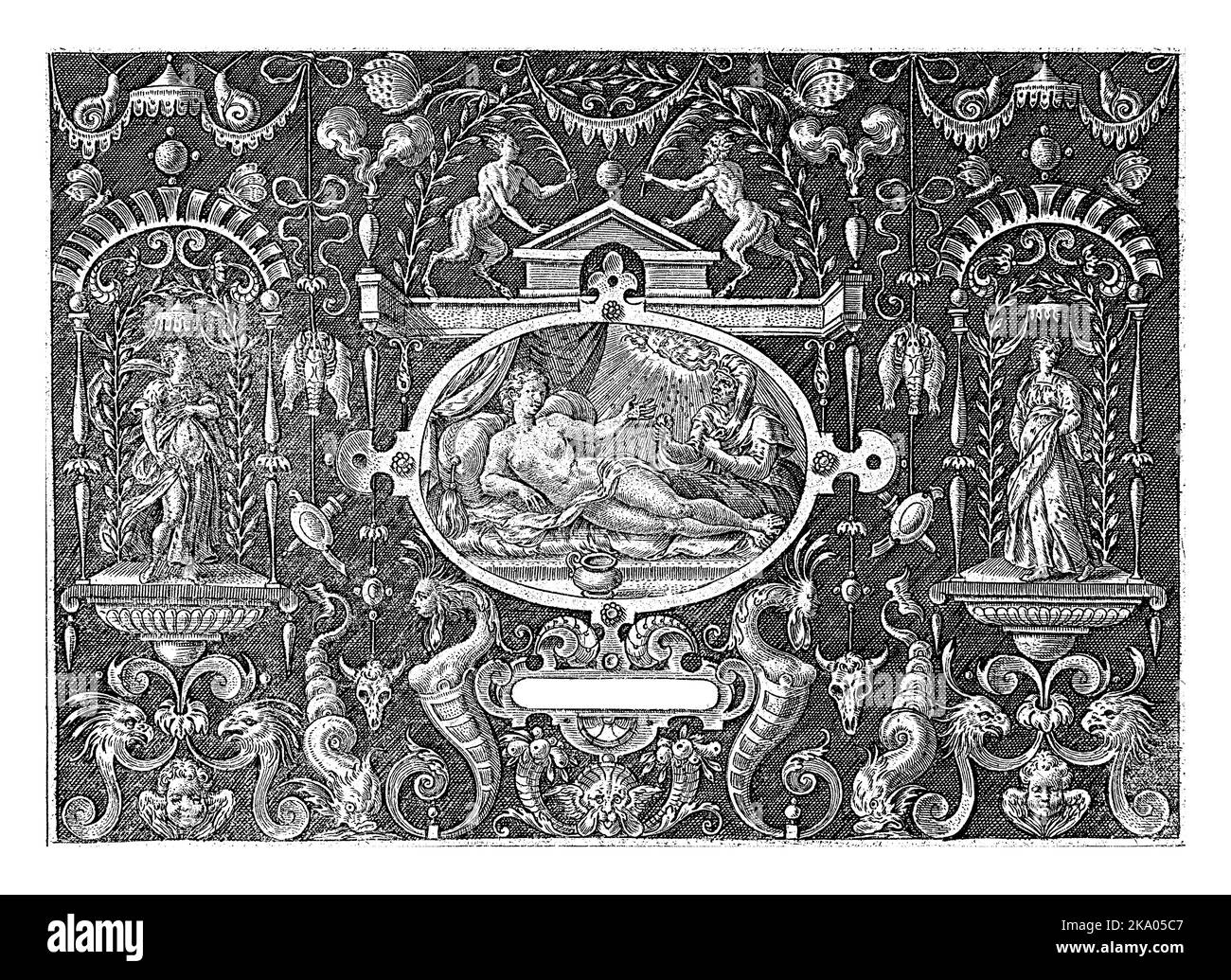Lit ancien dessin au trait Banque d'images détourées - Alamy