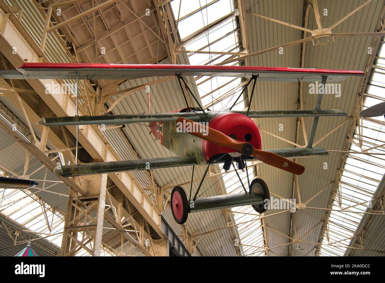 SPEYER, ALLEMAGNE - OCTOBRE 2022: Rouge vert 152 17 Fokker de la Force ...